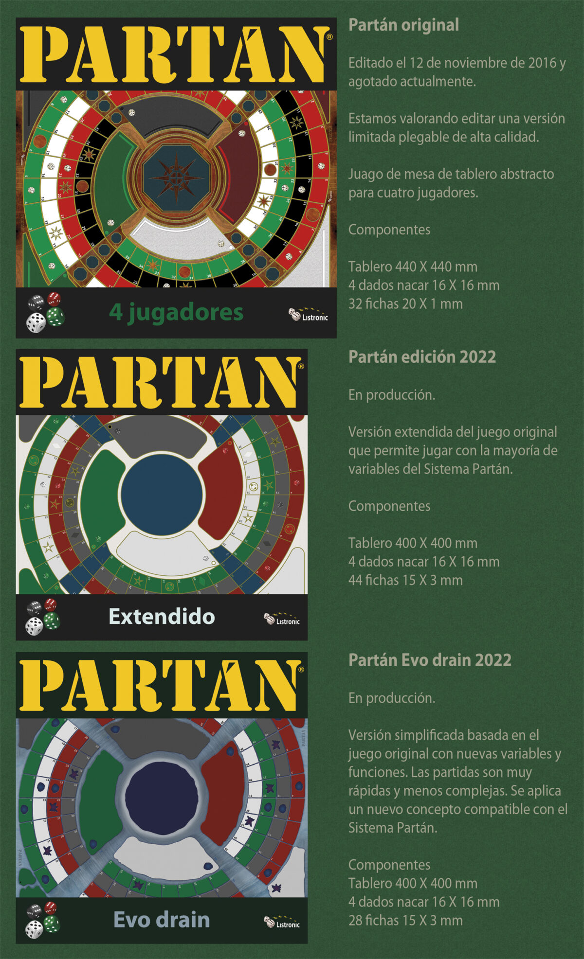 Partan Juego de Mesa